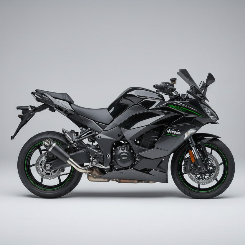 Barrel Outlaw V2 Ninja 1100SX with Link Pipe – Barrel Exhaust